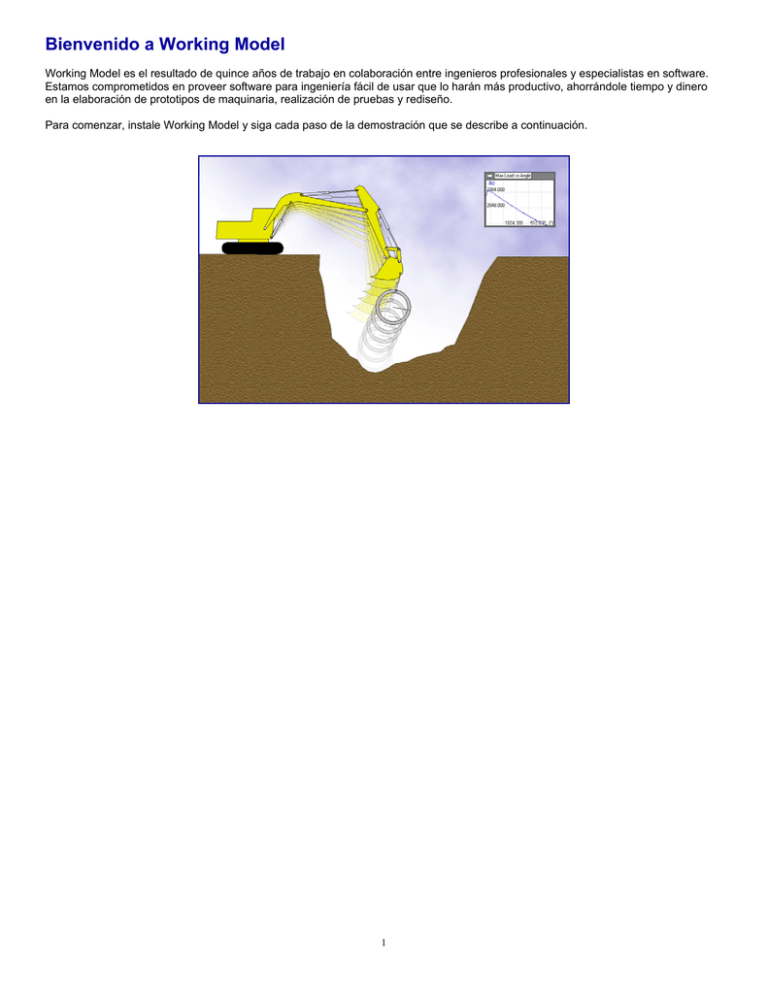 Bienvenido a Working Model - Design Simulation Technologies