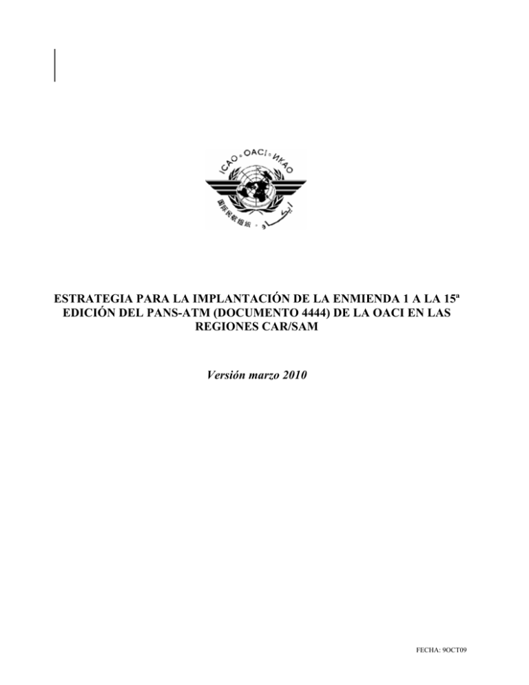 estrategia para la implantación de la enmienda 1 a la 15ª edición