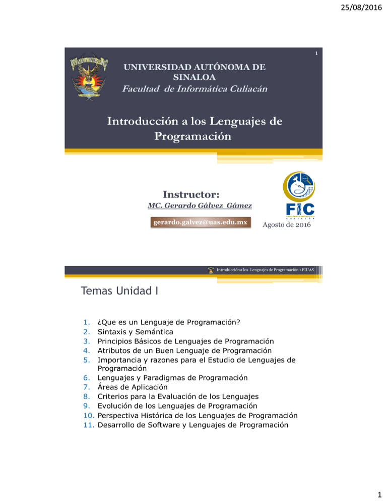 Introduccion a los LP