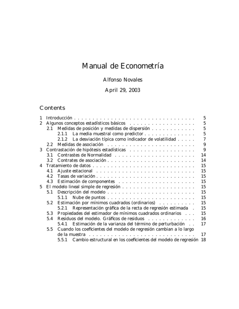 Manual de Econometria