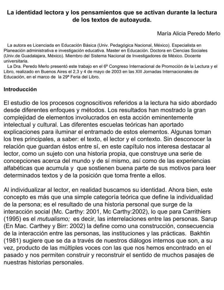 La identidad lectora - Buenos Aires Ciudad