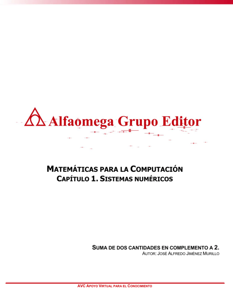 matemáticas para la computación