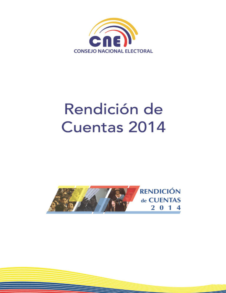 Rendición de Cuentas del CNE 2014