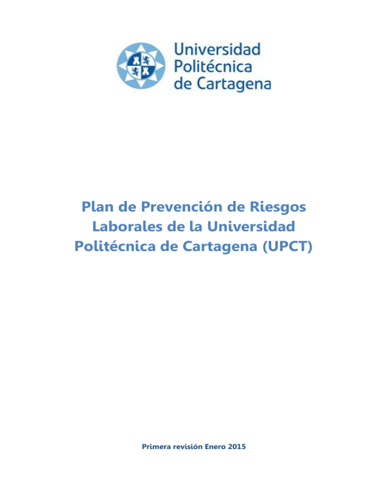 Plan de Prevención de Riesgos Laborales de la Universidad