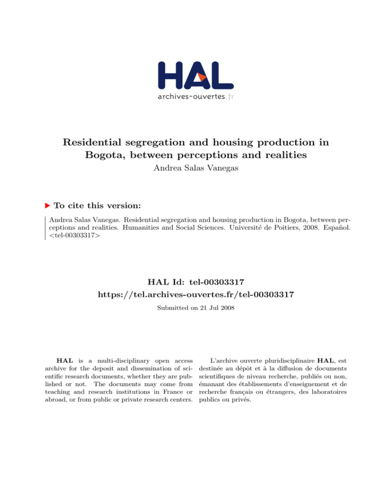 Residential segregation and housing production in - Hal-SHS