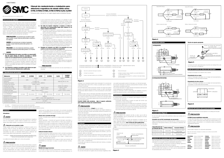 Manual de mantenimiento e instalación para detectores