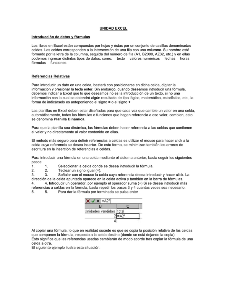 Introducción a Excel