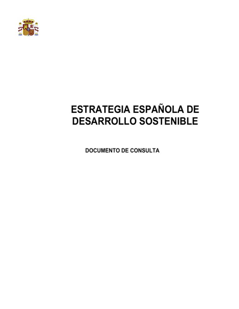 estrategia española de desarrollo sostenible