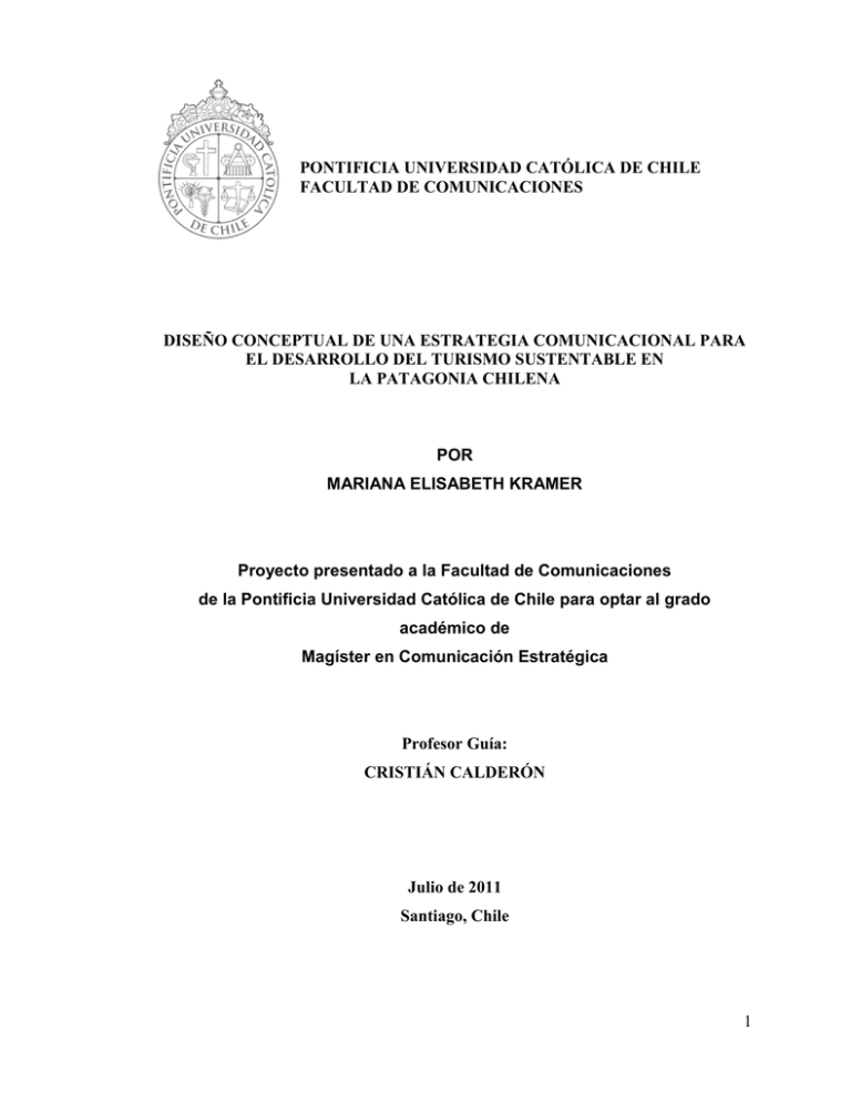 1 pontificia universidad católica de chile facultad