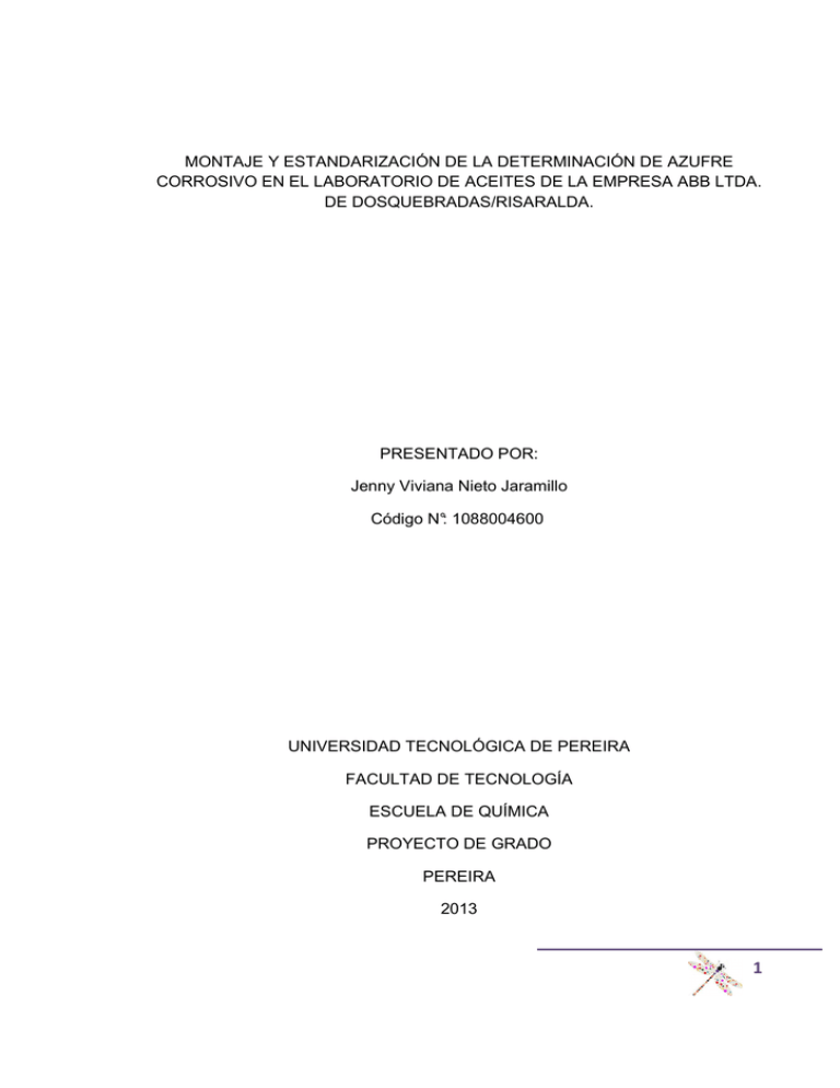 proyecto de grado - Universidad Tecnológica de Pereira