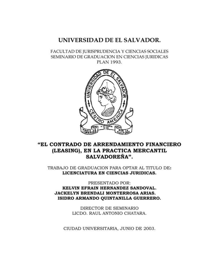 LA REGULACIÓN DEL CONTRATO DE ARRENDAMIENTO