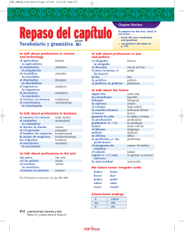 Repaso del capítulo 4A