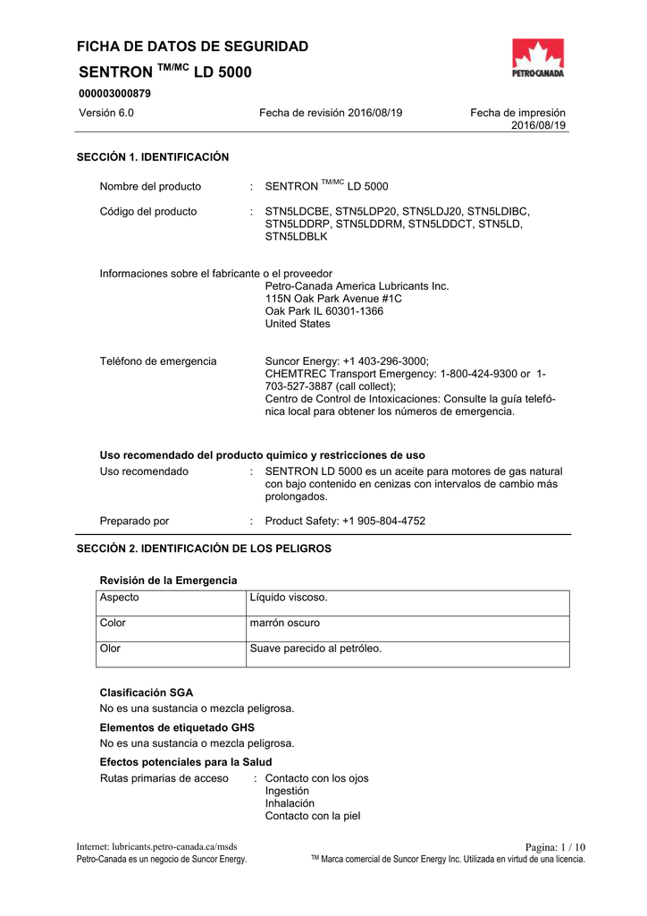 sentron ld 5000 - Petro