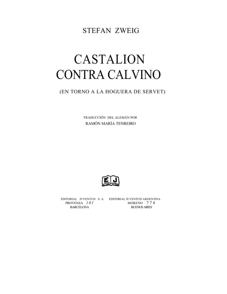 En torno a la hoguera de Servet