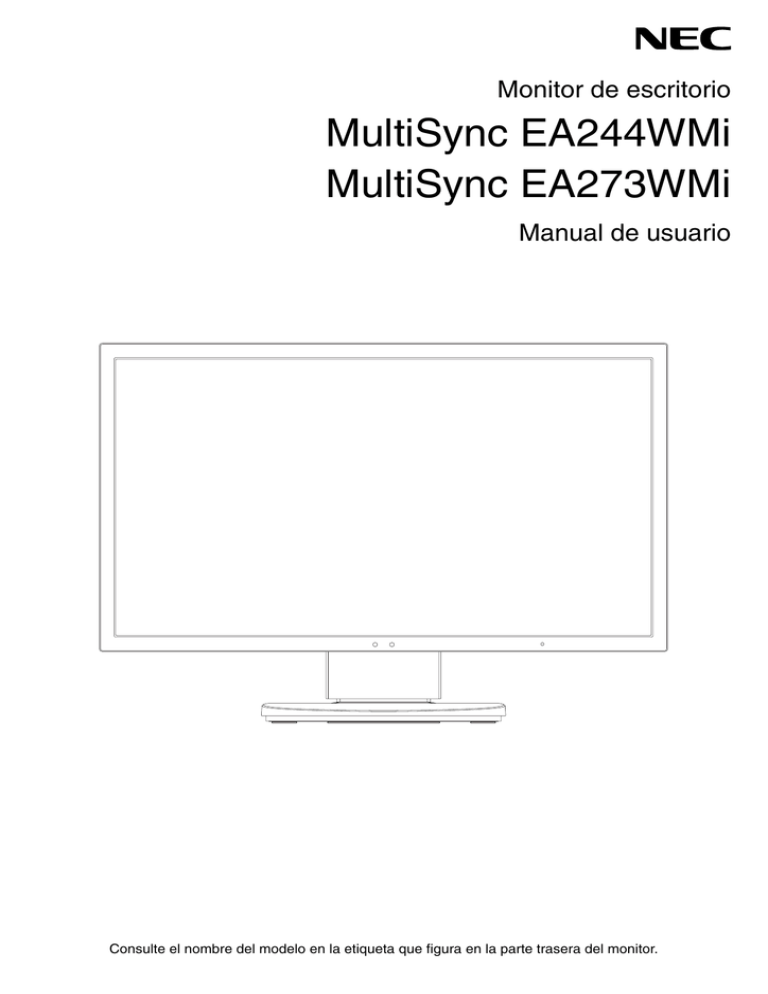 MultiSync EA244WMi MultiSync EA273WMi