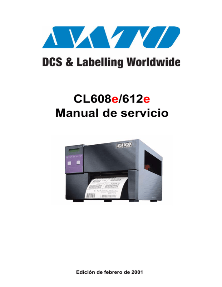 CL608e/612e Manual de servicio