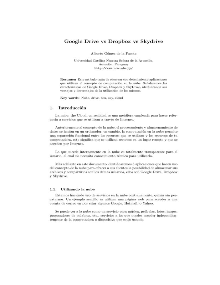 Google Drive vs Dropbox vs Skydrive