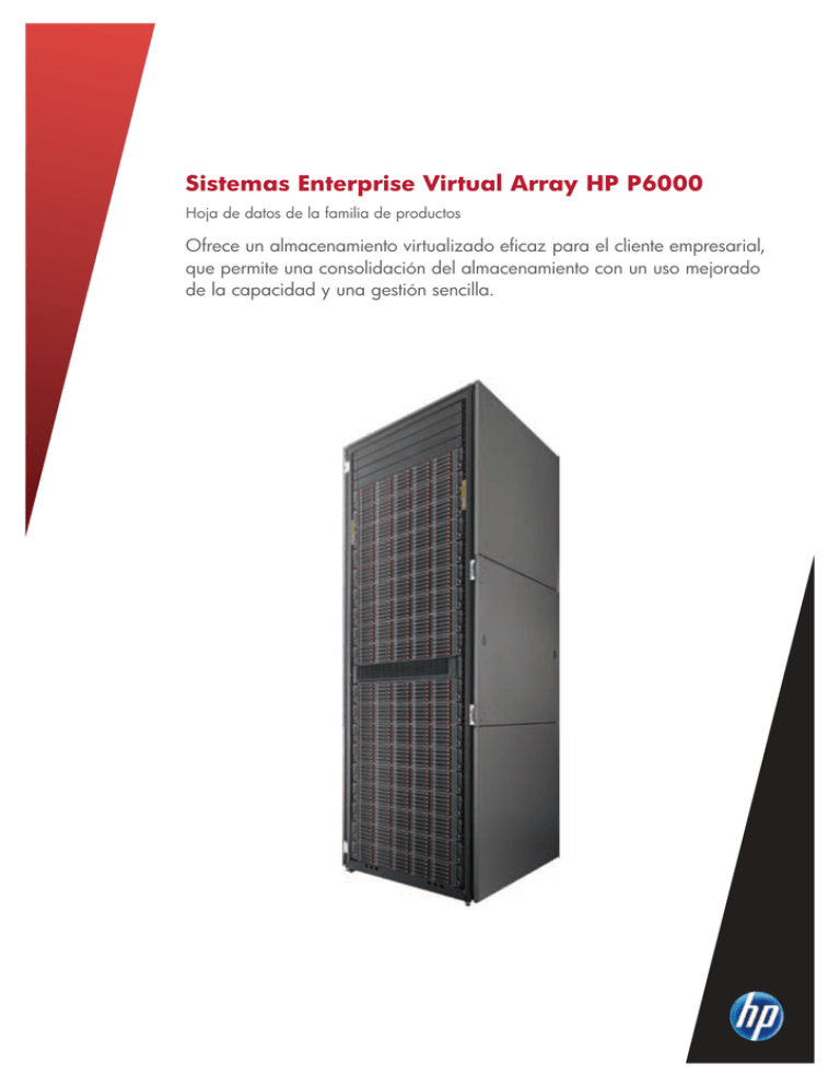 Sistemas Enterprise Virtual Array HP P6000