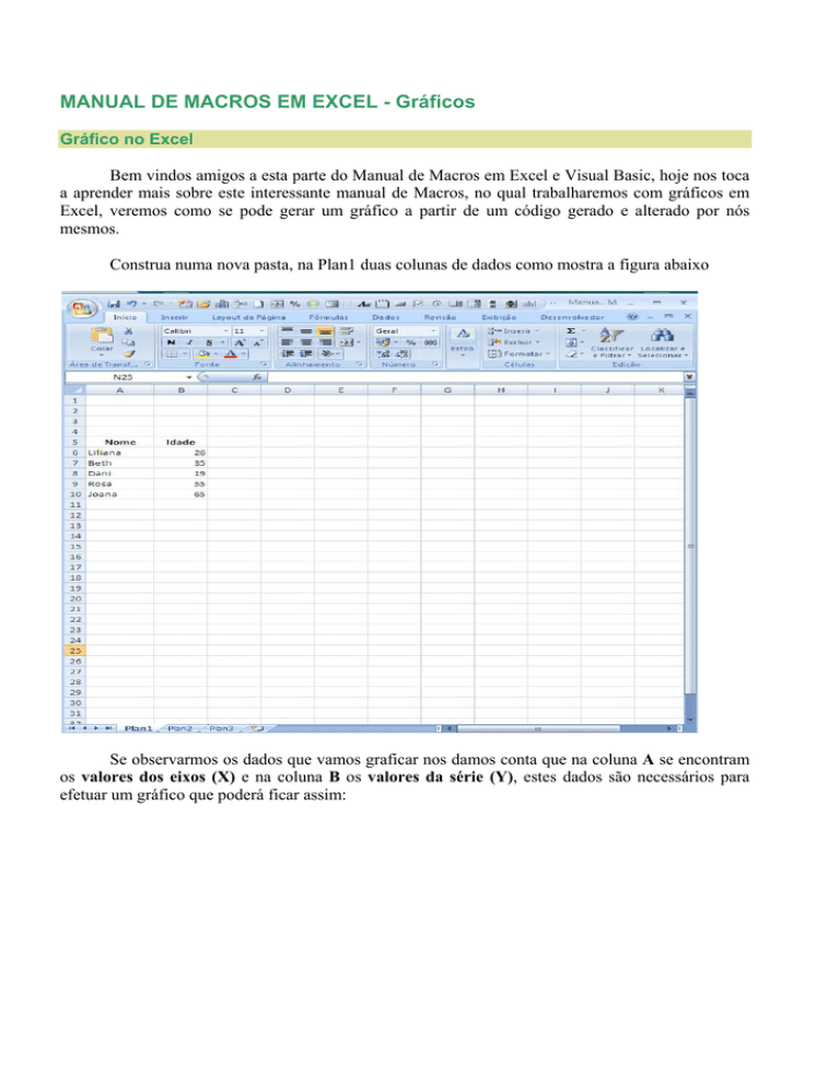 MANUAL DE MACROS EM EXCEL