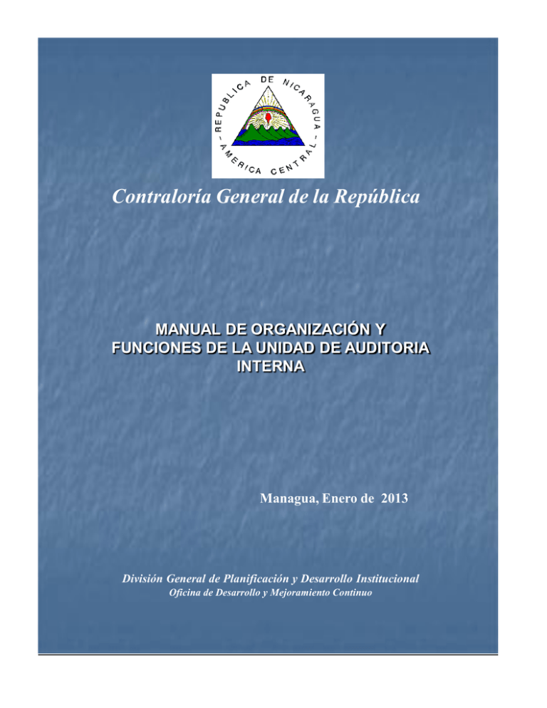 Manual de Organización y Funciones UAI