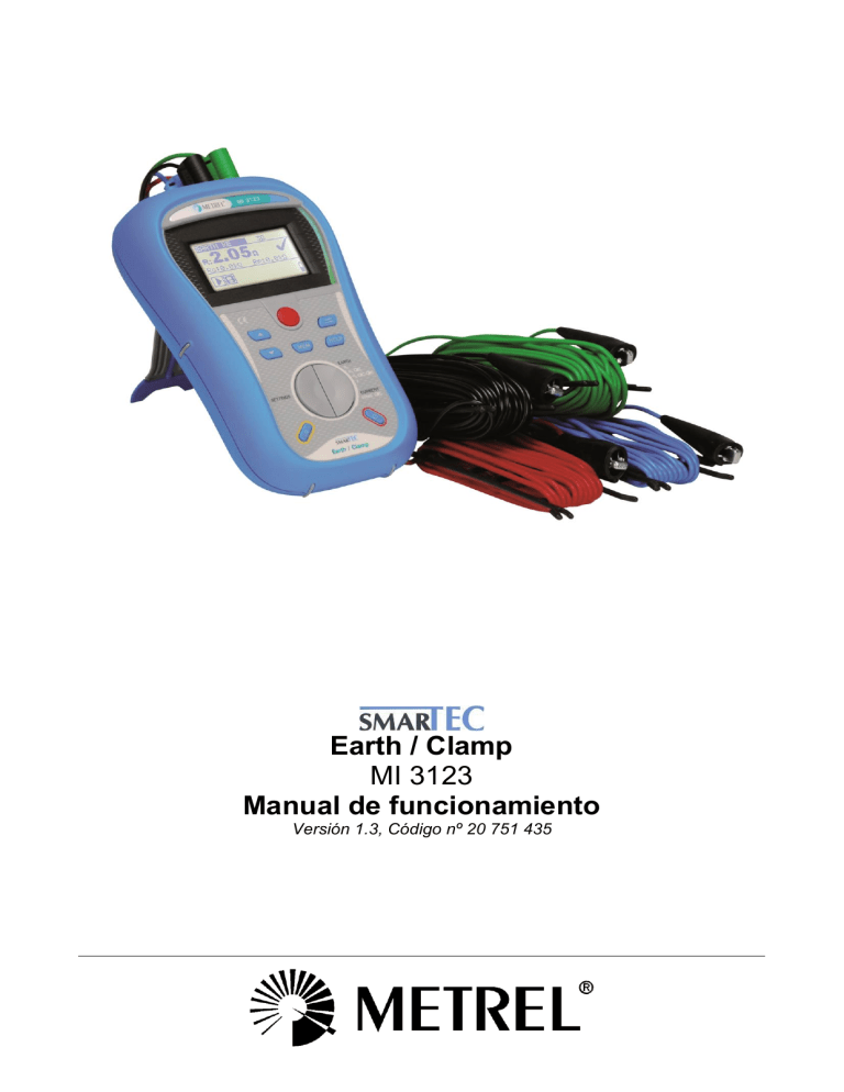 MI 3123 SMARTEC Earth Clamp SPA Ver 1.3 20 751 435