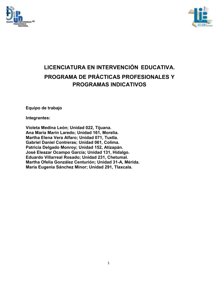 Reglamento Prácticas profesionales LIE UPN