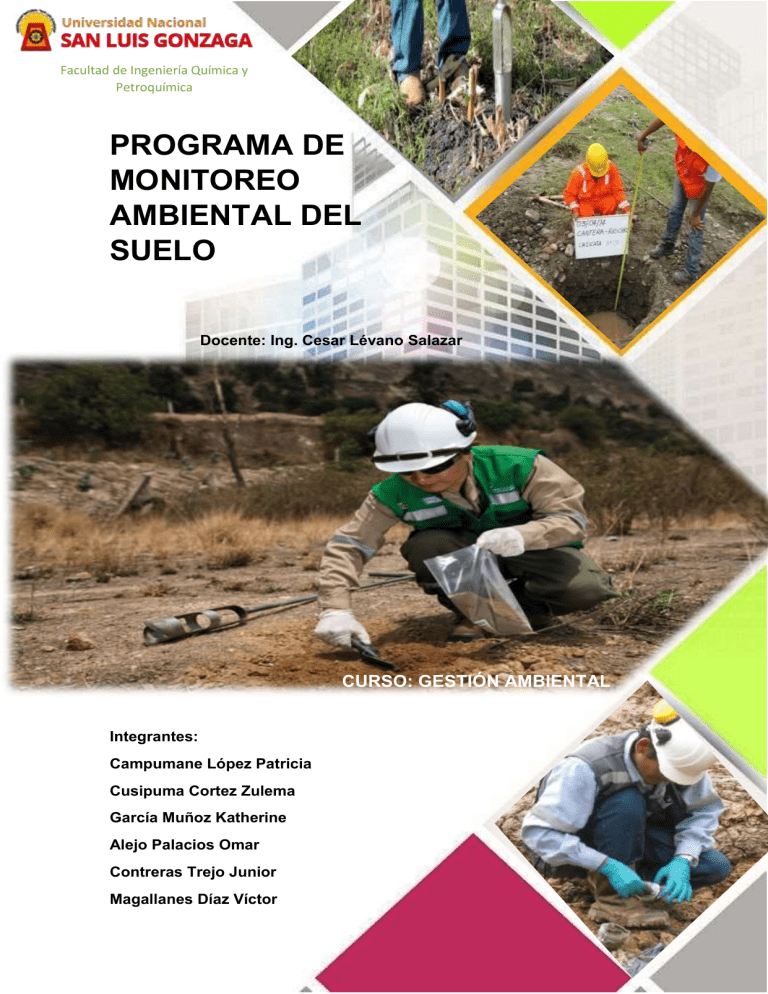 PROGRAMA DE MONITOREO AMBIENTAL DEL SUELO CORREGIDO