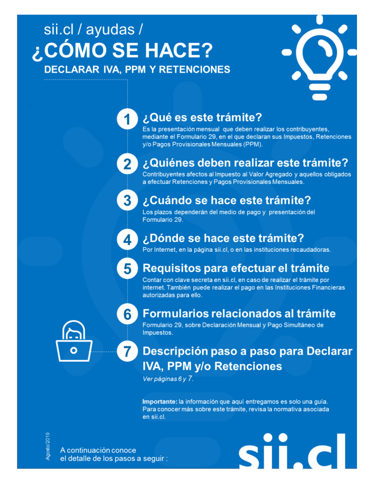 Guía Declaración IVA Chile: Instrucciones Formulario 29