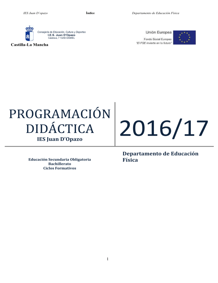 Ejemplo PD EF216 2017 Castilla la Mancha