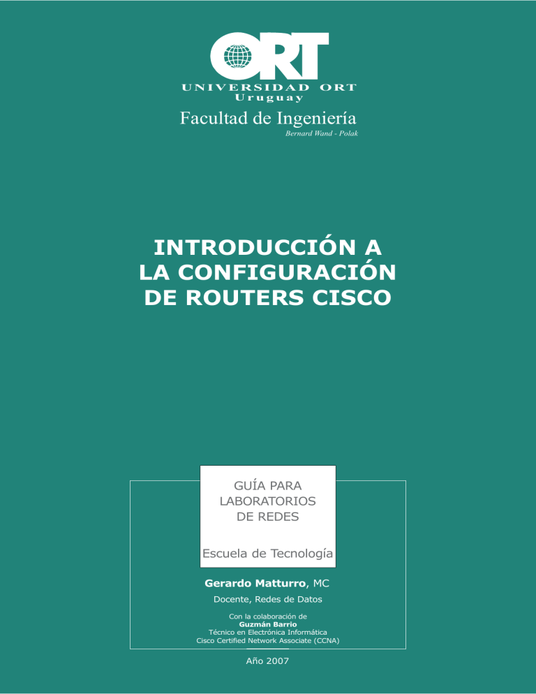 configuracion de routers cisco