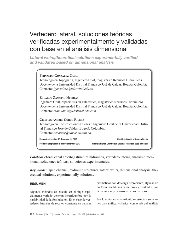 Vertedero LAteral