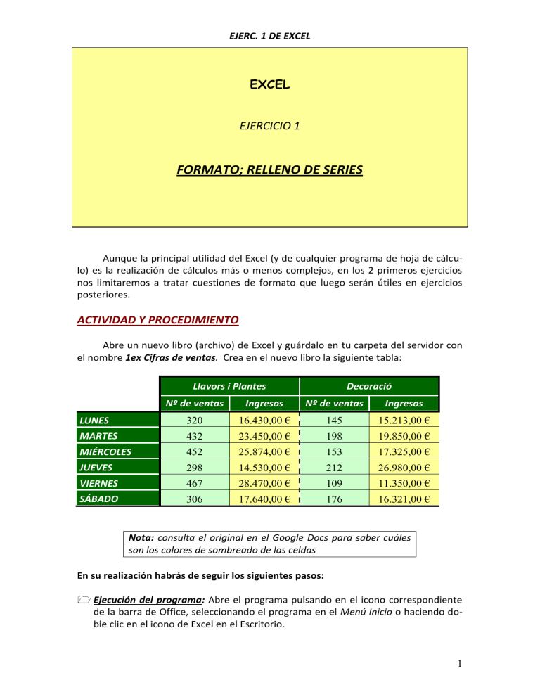 Manual de Excel