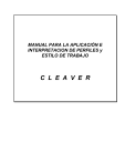 Manual Cleaver: Perfiles y Estilos de Trabajo
