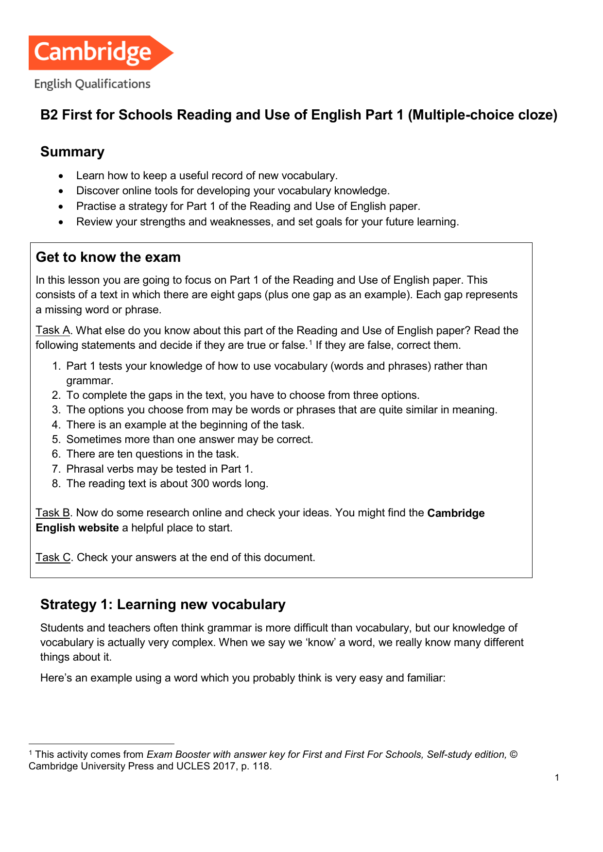 581165 b2 first for schools preparing for exam success self study 581165 b2 first for schools preparing for exam success self study