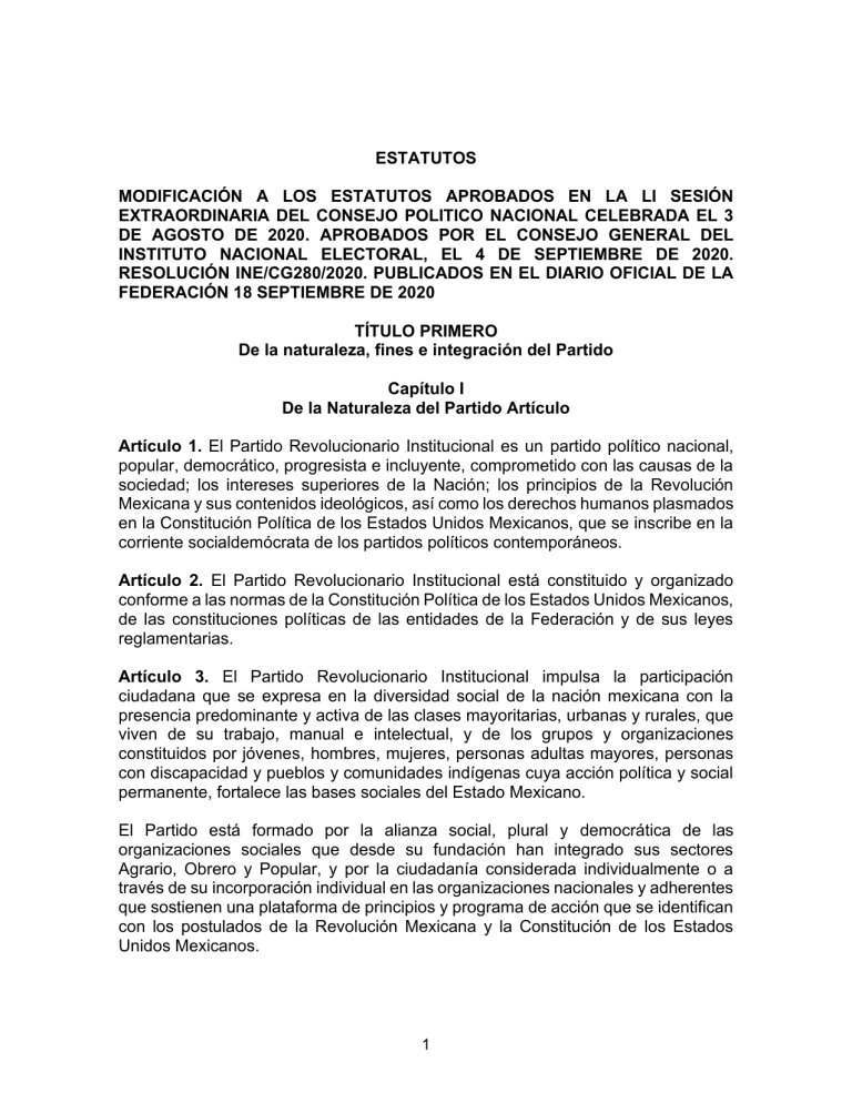 Estatutos 2020