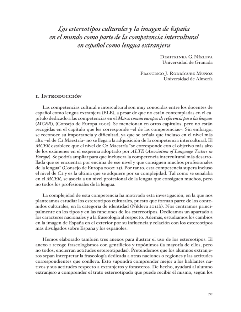 Estereotipos culturales y la imagen de España