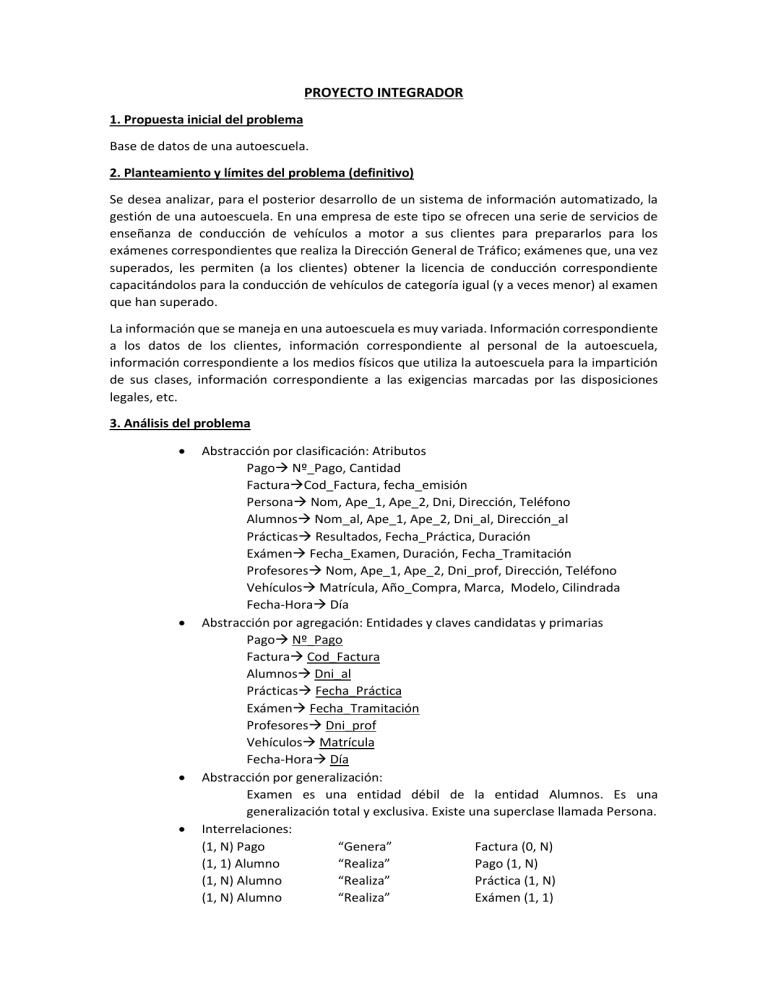 Proyecto Integrador Autoescuela