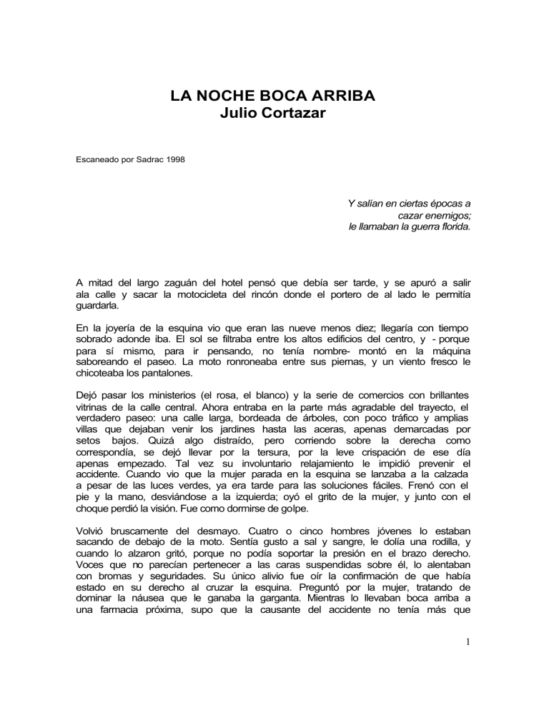 La noche boca arriba