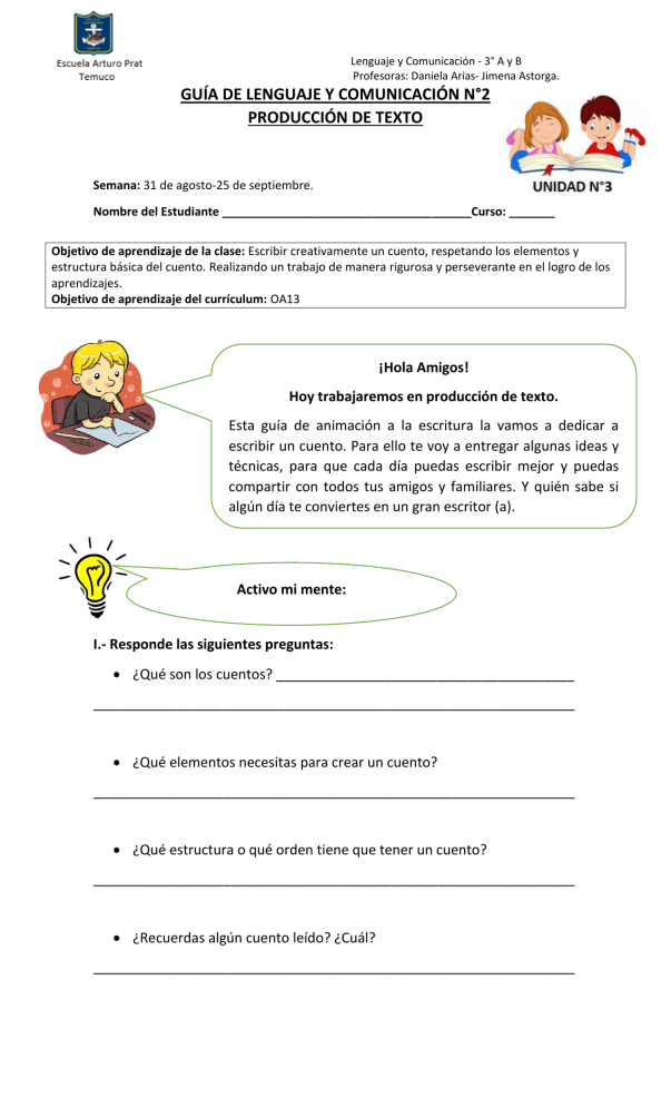 Lenguaje-3ºA-GUÍA-Producción-de-texto-Cuento