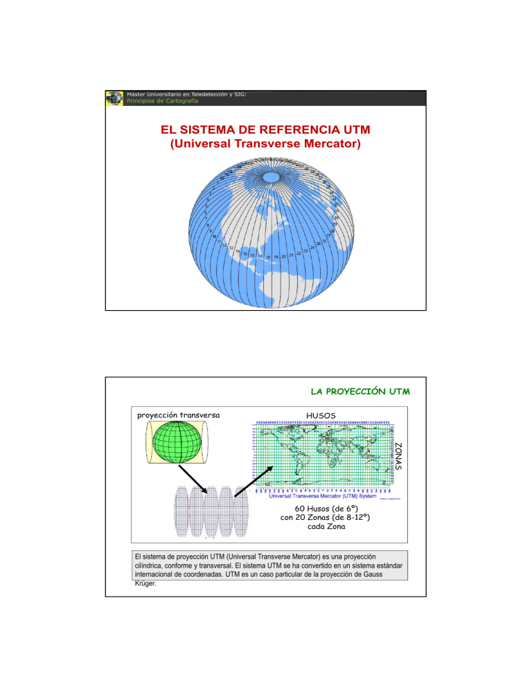 Sistema referencia UTM es