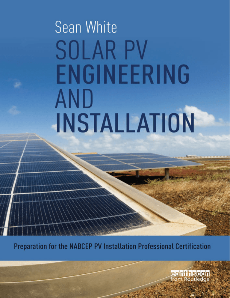 Solar PV Engineering and Installation Preparation for the NABCEP PV ...