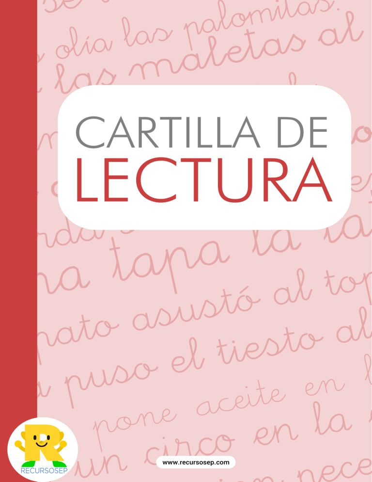 Cartilla de Lectura para Niños: Aprende a Leer Fácil