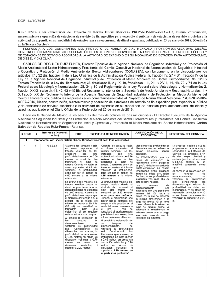 PROY-NOM-005-ASEA-2016