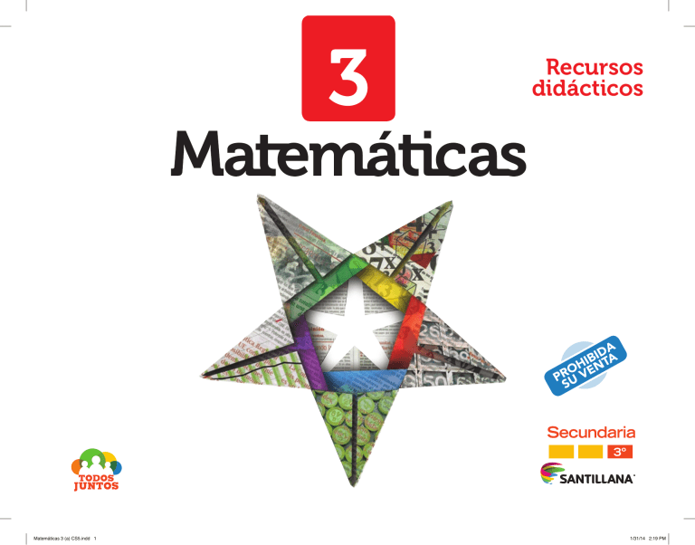 libro de matematicas 3 secundaria