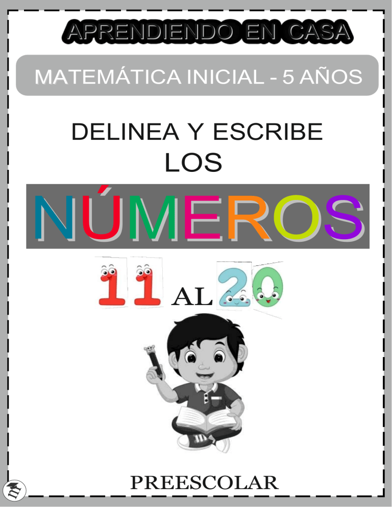 Números del 11 al 20: Ejercicios para Preescolar