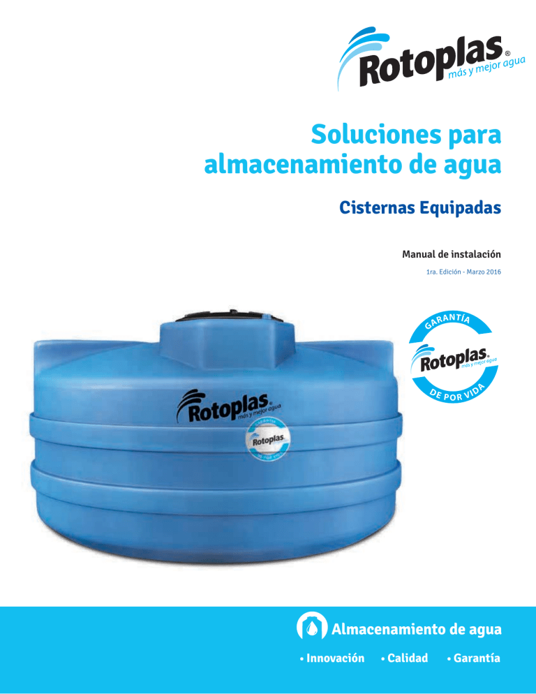 Manual de Instalación Cisternas Rotoplas Equipadas