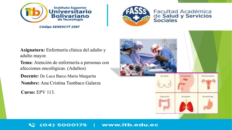 DIAPO DE EXPOSICIÓN (CÁNCER)