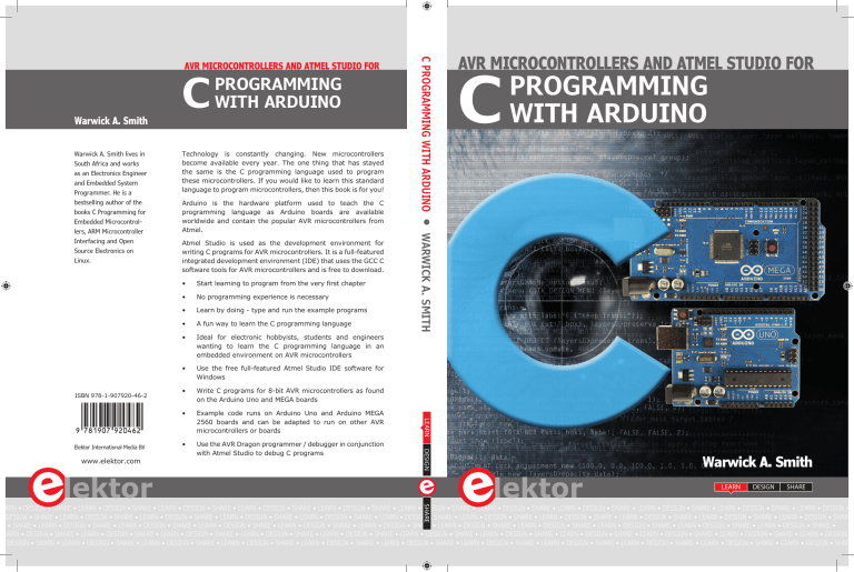 C Programming with Arduino: AVR Microcontrollers