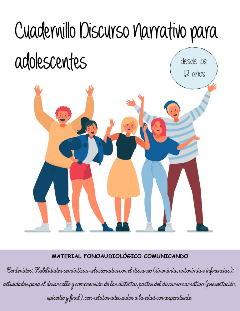 Cuadernillo discurso narrativo adolescentes COMUNICANDO