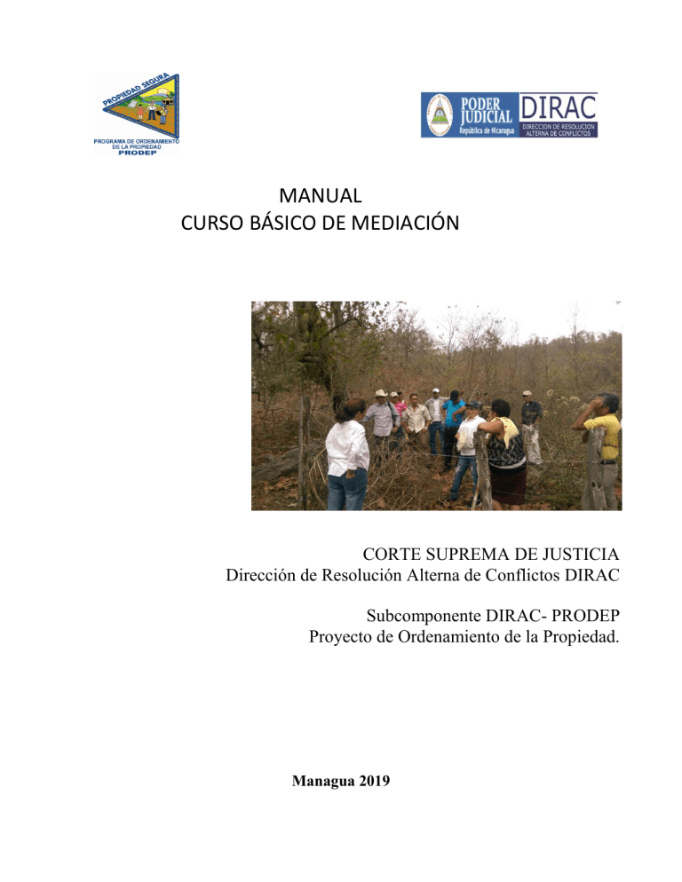 MANUAL DIRECCION DE RESOLUCION DE CONFLICTOS